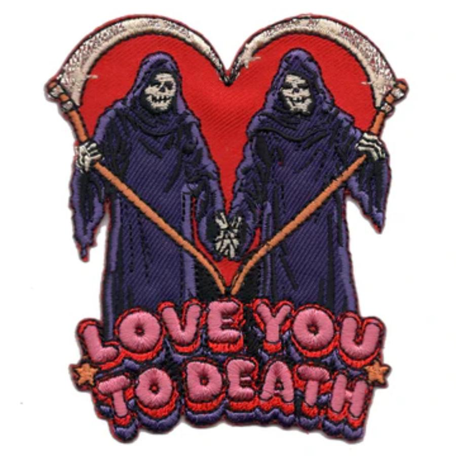 Steven Rhodes Love You - Embroidered Iron-On Patch at Sticker Shoppe