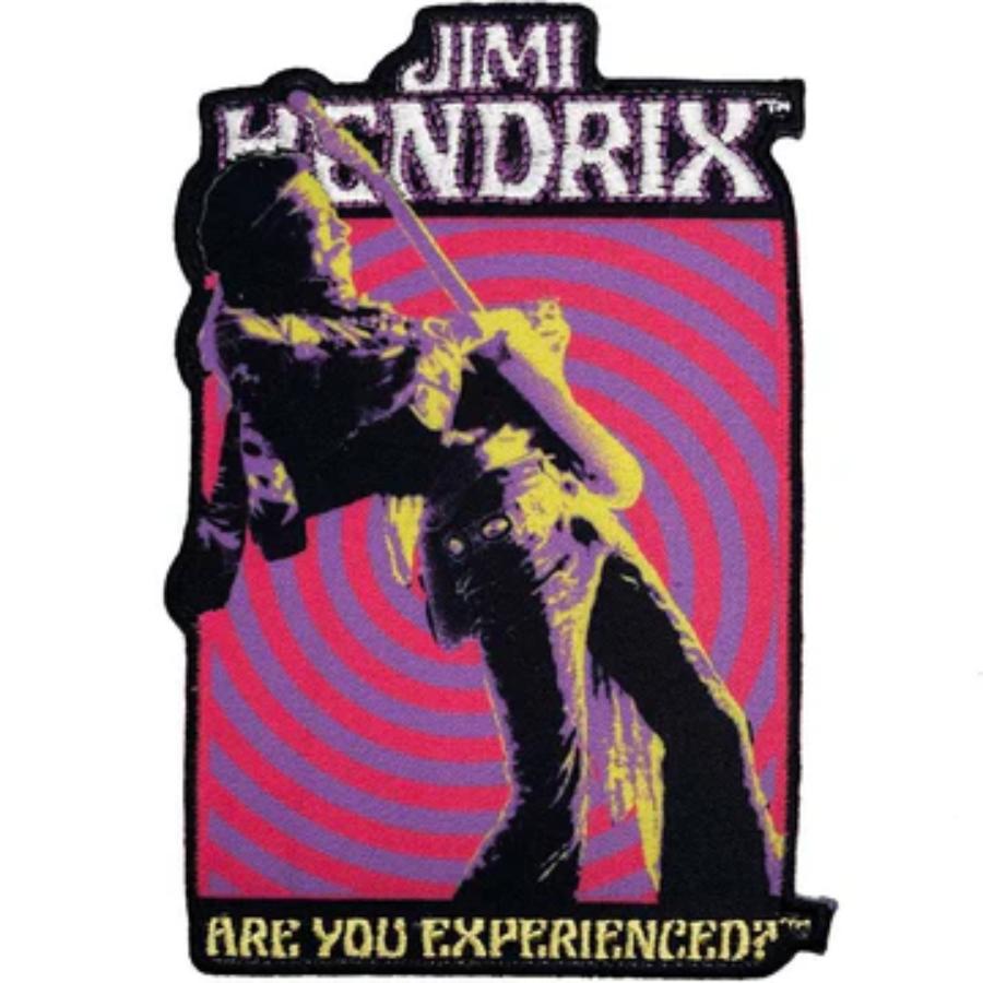 Jimi Hendrix Trippy Swirl - Embroidered Iron-On Patch at Sticker Shoppe