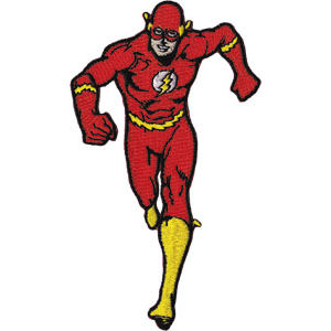 The Flash Run - Embroidered Patch at Sticker Shoppe