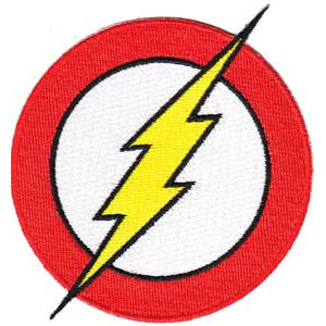 The Flash Logo - Embroidered Patch at Sticker Shoppe