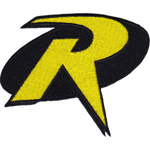 Batman Robin Logo - Embroidered Patch at Sticker Shoppe