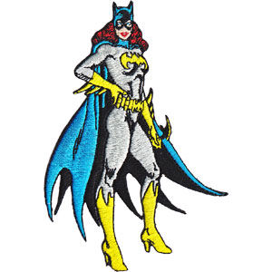 Batgirl Standing - Embroidered Patch at Sticker Shoppe