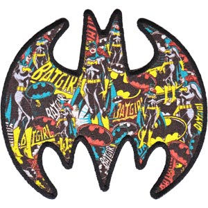Batgirl Multi Batgirl Logo - Embroidered Patch at Sticker Shoppe