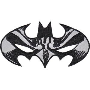 Batman Mask Logo - Embroidered Patch at Sticker Shoppe