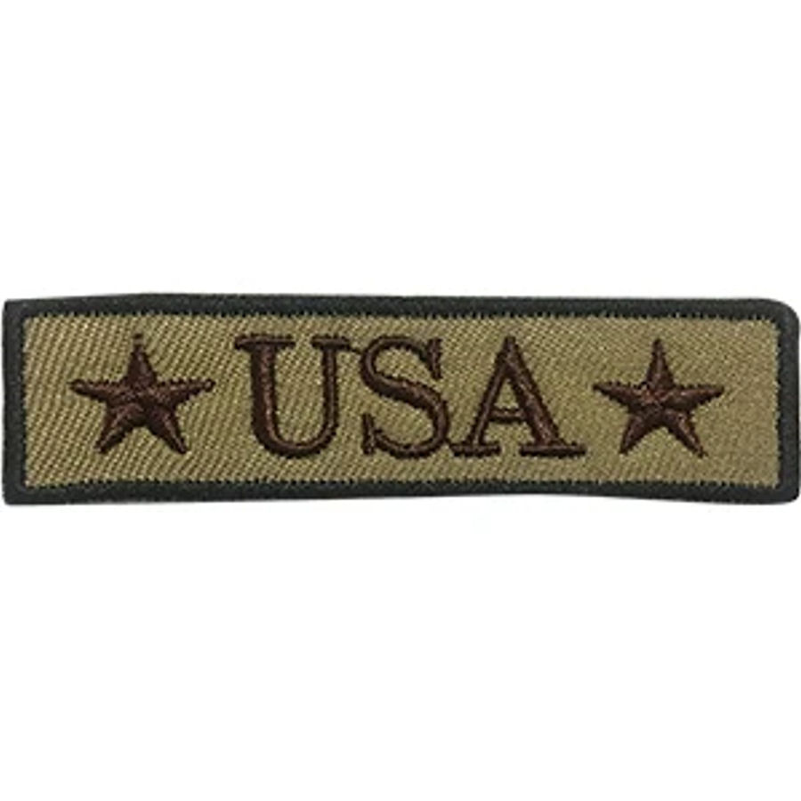 USA Star Strip - Embroidered Iron-On Patch at Sticker Shoppe