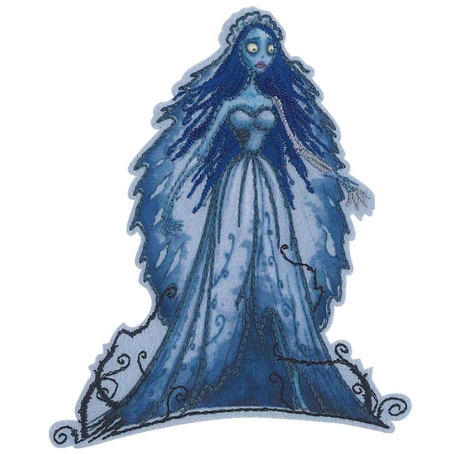Corpse Bride Emily - Embroidered Iron-On Patch at Sticker Shoppe