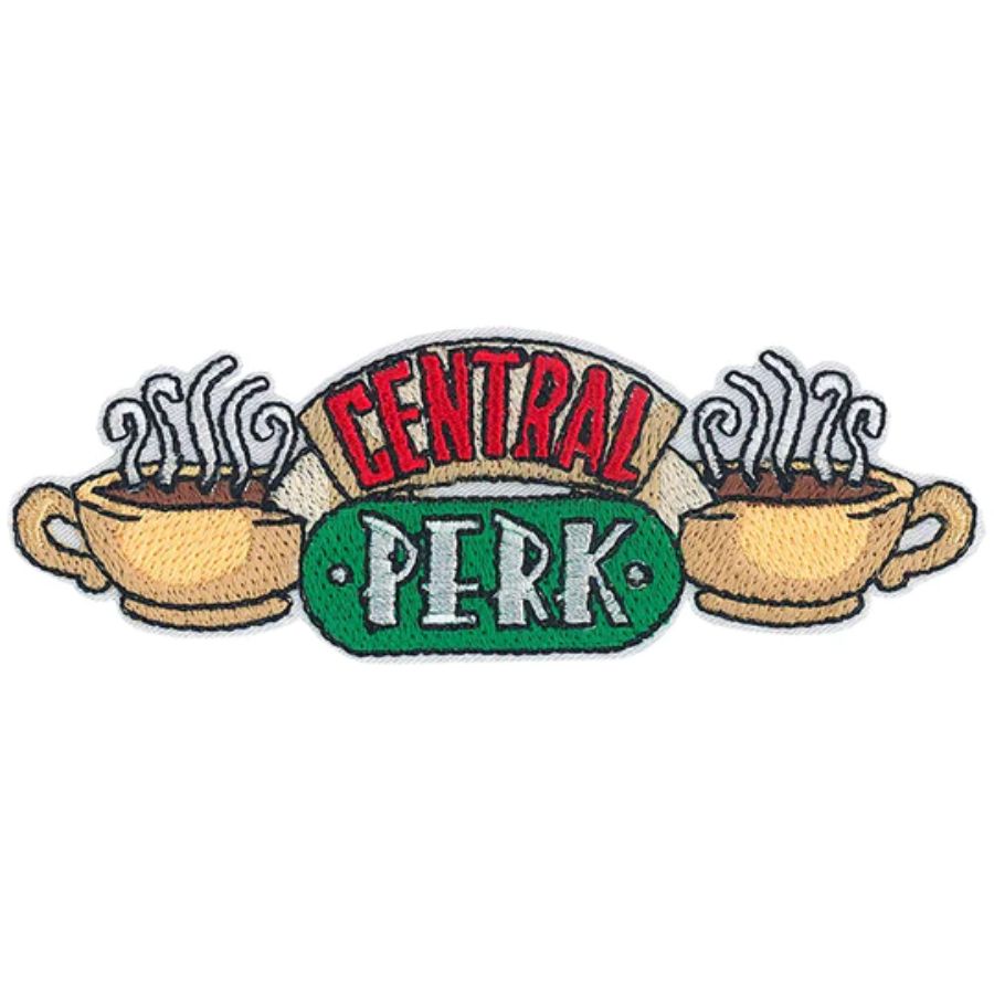 Friends Central Perk - Embroidered Iron-On Patch at Sticker Shoppe