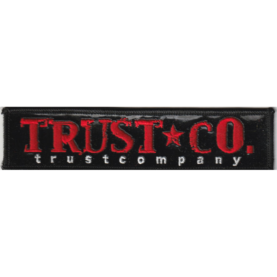 Trust Company Logo - Embroidered Iron-On Patch at Sticker Shoppe