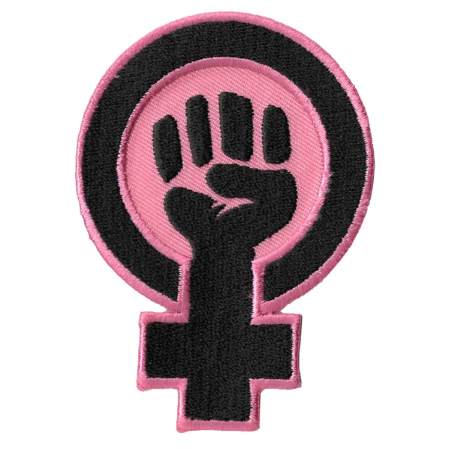 Women Power Symbol - Embroidered Iron-On Patch at Sticker Shoppe