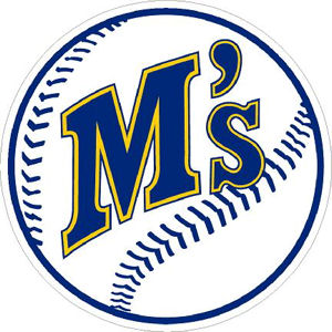 Seattle Mariners 1987-1992 Logo - Sticker at Sticker Shoppe