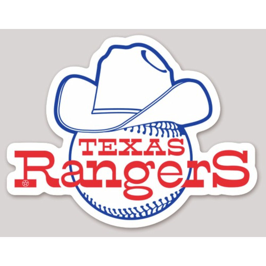 Texas Rangers 1981 Logo - Sticker at Sticker Shoppe