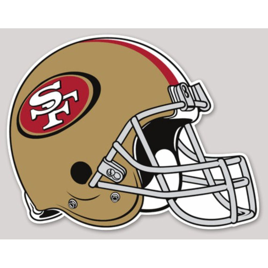 San Francisco 49ers Helmet - Sticker at Sticker Shoppe
