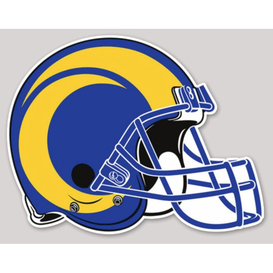 Los Angeles Rams Helmet - Sticker at Sticker Shoppe