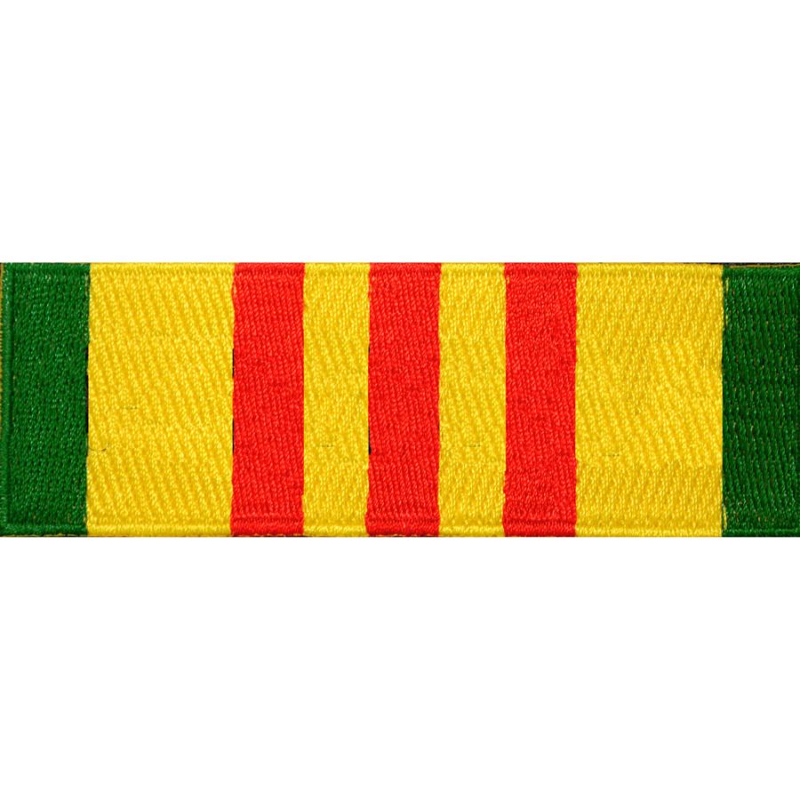 Vietnam Service Flag Ribbon - Embroidered Iron-On Patch at Sticker Shoppe
