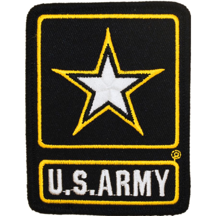 United States Army Logo - 3.5" Embroidered Iron On Patch at Sticker Shoppe