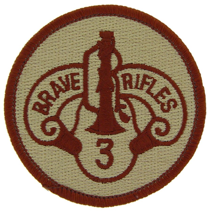 United States Army 3rd Armored Cavalry Brave Rifles Desert - 3 ...