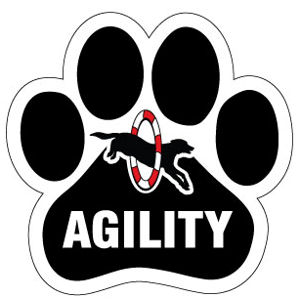 Agility - Paw Magnet at Sticker Shoppe