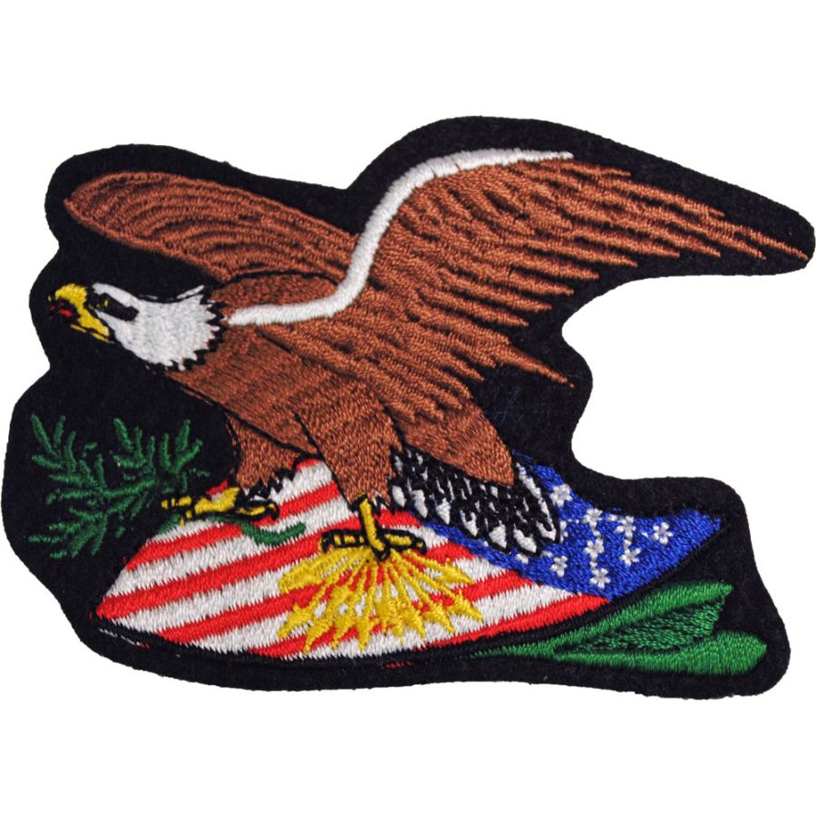 Eagle - Embriodered Iron-On Patch at Sticker Shoppe