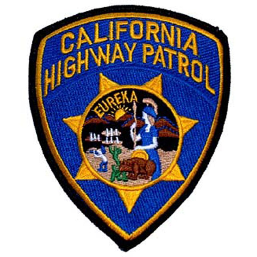 California Highway Patrol - Embroidered Iron-On Patch at Sticker Shoppe
