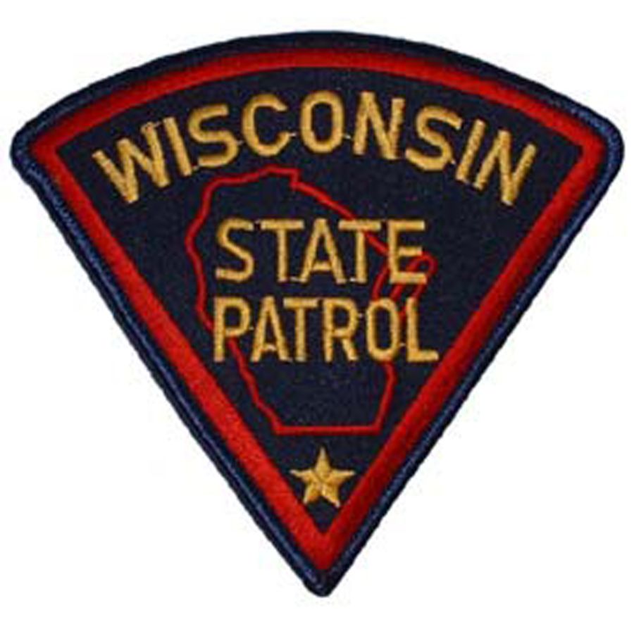 Wisconsin State Patrol - Embroidered Iron-On Patch at Sticker Shoppe