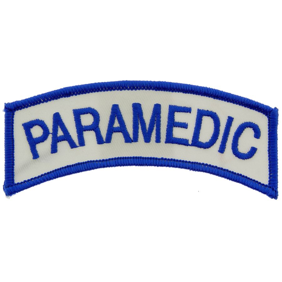 Paramedic Arch Curved - Embroidered Iron-On Patch at Sticker Shoppe