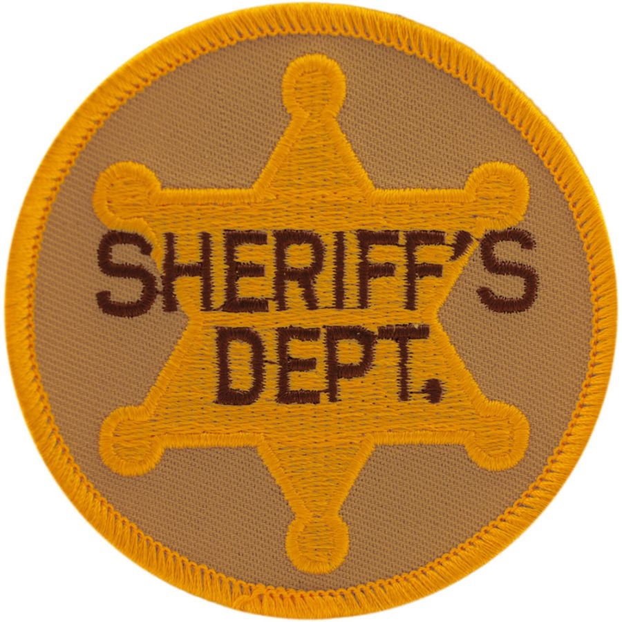 Sheriff's Dept - Embroidered Iron-On Patch at Sticker Shoppe