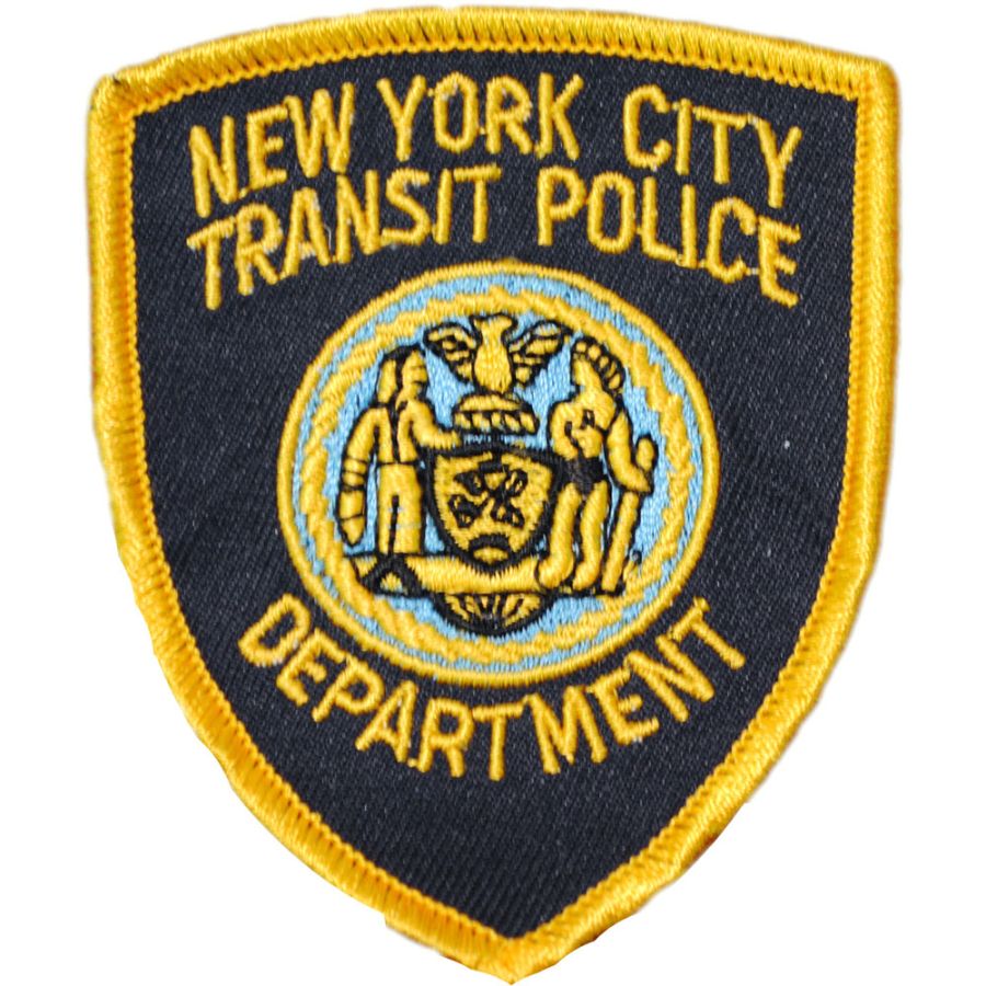 New York City Tranist Police - Embroidered Iron-On Patch at Sticker Shoppe