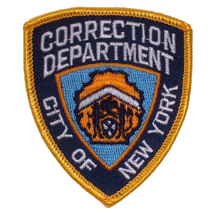 New York City Department of Corrections - Embroidered Iron-On Patch at ...