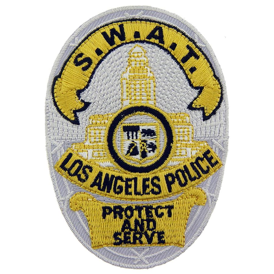 Los Angeles Police SWAT - Embroidered Iron-On Patch at Sticker Shoppe