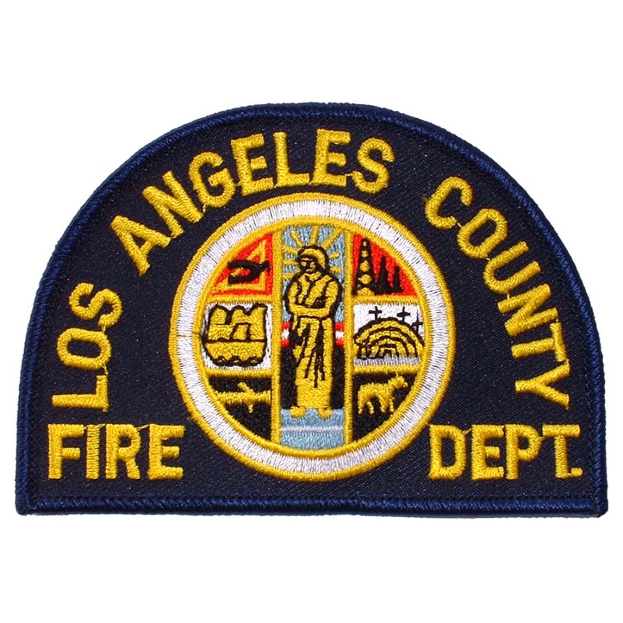 Los Angeles County Fire Department - Embroidered Iron-On Patch at ...