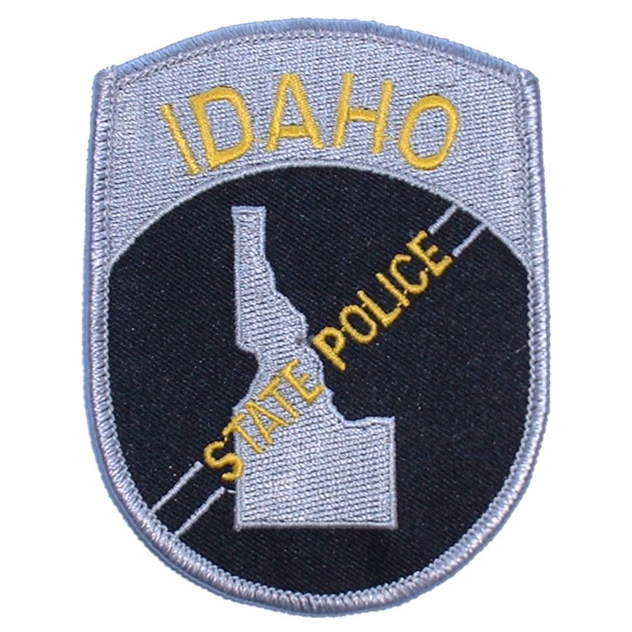 Idaho State Police Large - Embroidered Iron-On Patch at Sticker Shoppe
