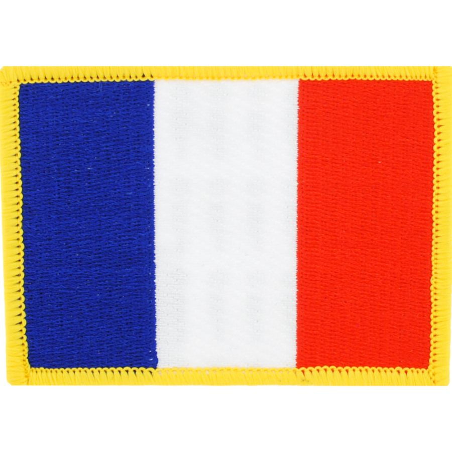 France - Flag Embroidered Iron-On Patch at Sticker Shoppe