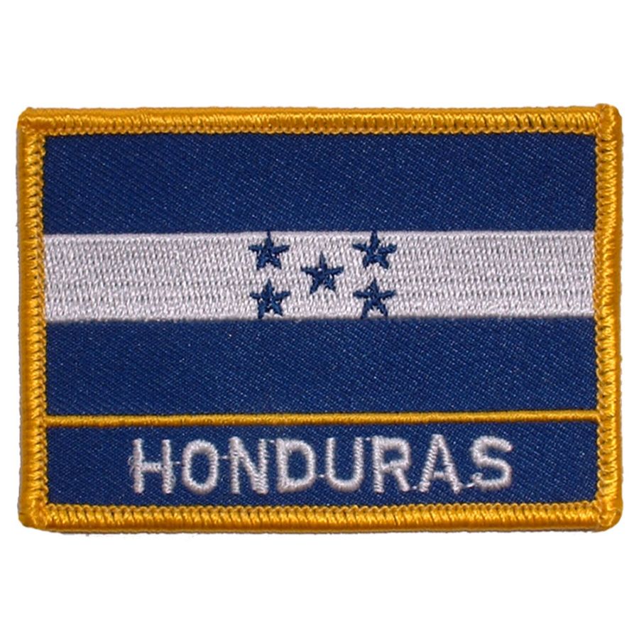 Honduras - Flag Embroidered Iron-On Patch at Sticker Shoppe