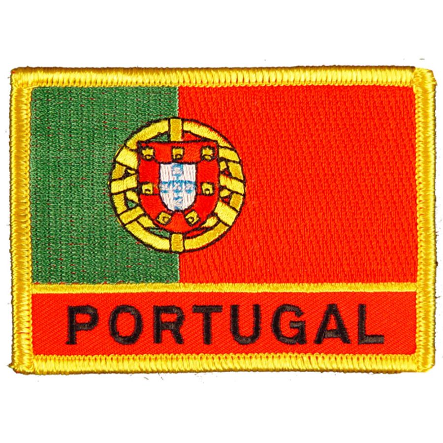 Portugal - Flag Embroidered Iron-On Patch at Sticker Shoppe