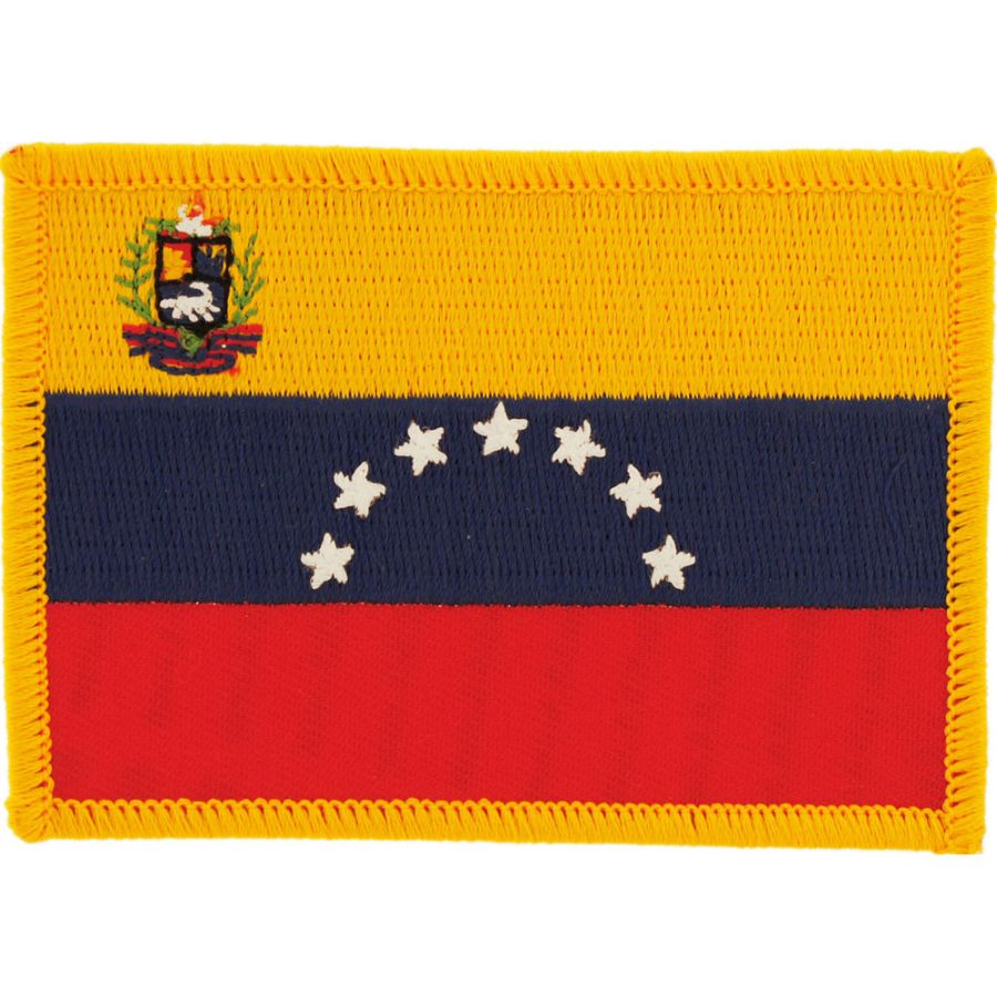 Venezuela - Flag Embroidered Iron-On Patch at Sticker Shoppe