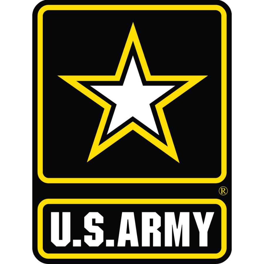 United States Army Logo - 12" Embroidered Iron On Patch at Sticker Shoppe