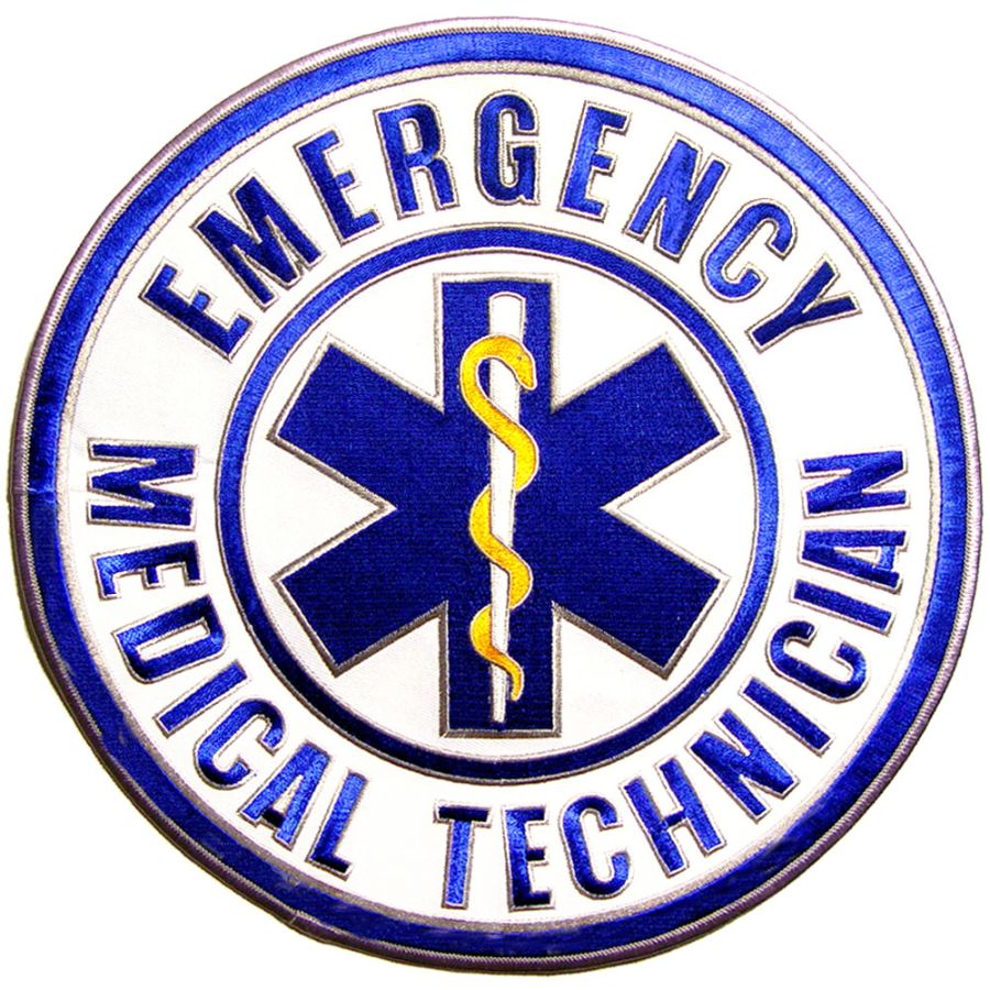 Emergency Medical Technician Jacket - Embroidered Iron-On Patch at ...