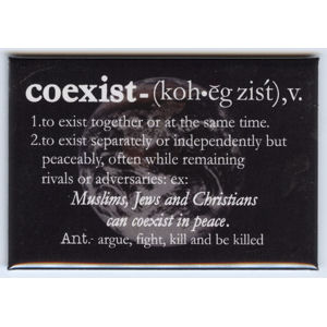 Coexist Definition - Refrigerator Magnet at Sticker Shoppe