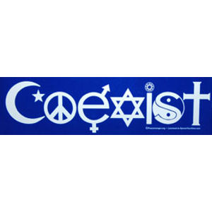 Coexist - Mini Sticker at Sticker Shoppe