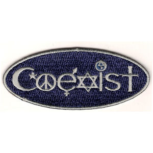 Coexist - Embroidered Iron On Patch at Sticker Shoppe