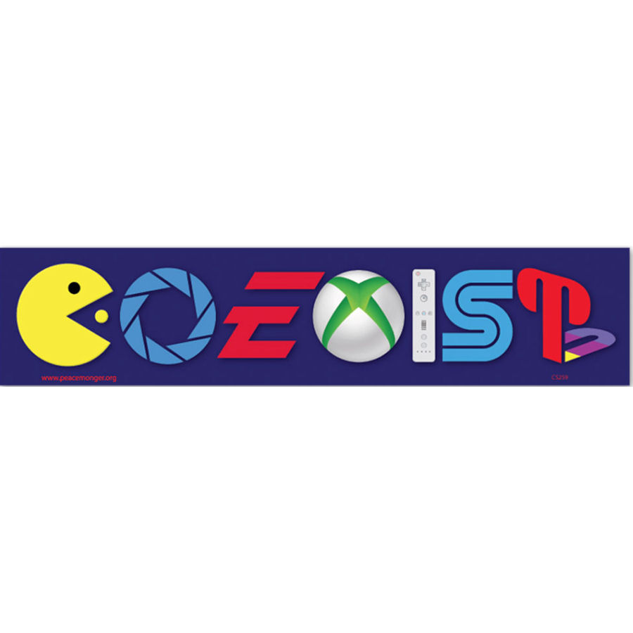 Coexist Video Games Parody - Bumper Sticker at Sticker Shoppe