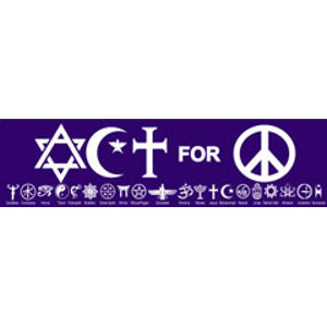 Act For Peace - Bumper Sticker at Sticker Shoppe