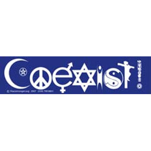 Coexist Design - Bumper Sticker at Sticker Shoppe