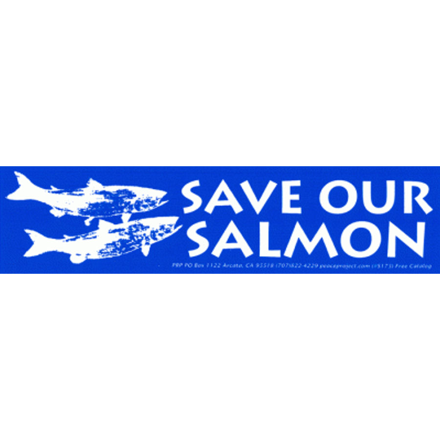 Save Our Salmon - Bumper Sticker at Sticker Shoppe