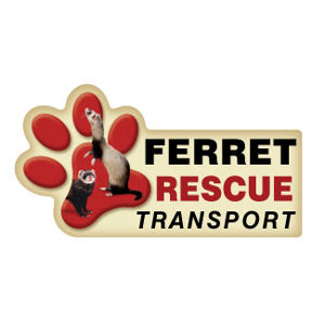 Ferret Rescue Transport - Paw Transport Magnet at Sticker Shoppe