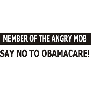 Angry MOB - Bumper Sticker at Sticker Shoppe