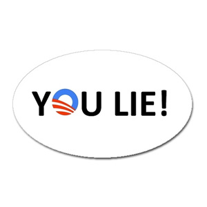 You Lie - Oval Sticker at Sticker Shoppe