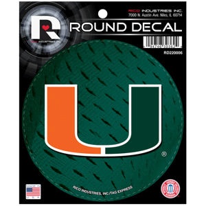 University Of Miami Hurricanes - Round Sticker at Sticker Shoppe