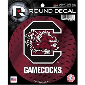 University Of South Carolina Gamecocks - Round Sticker at Sticker Shoppe