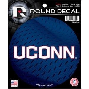 University Of Connecticut UCONN Huskies - Round Sticker at Sticker Shoppe